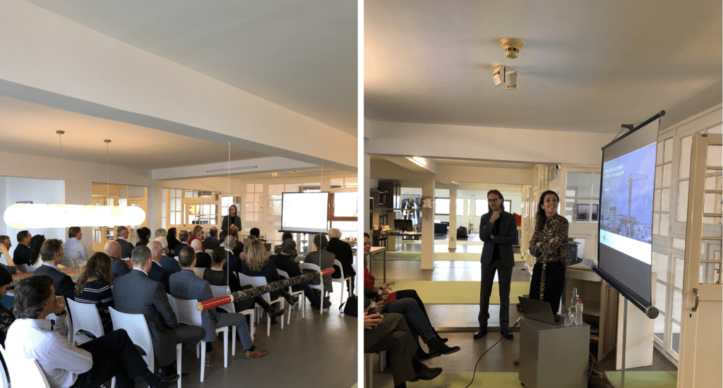 Projectontwikkelaar Being geeft presentatie aan VEBAN-leden